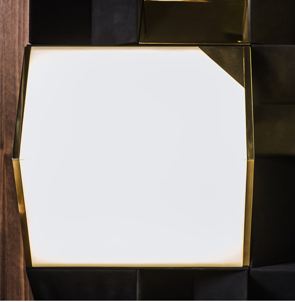 Element brass/copper modular wall set – BOXETTI
